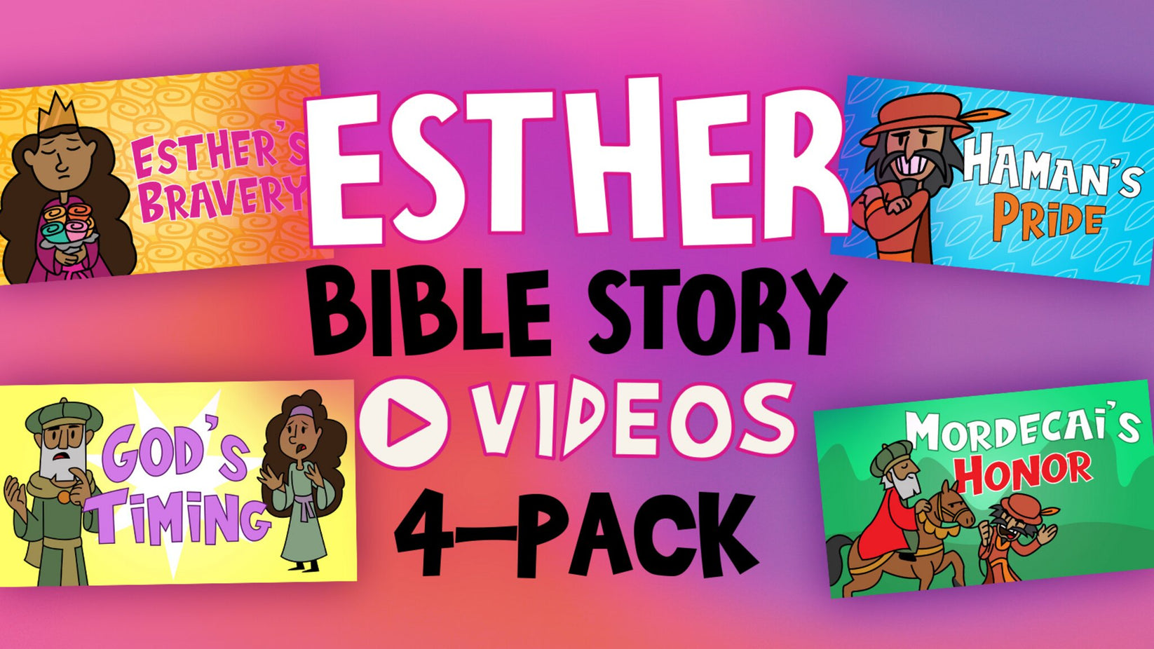 Esther Bible Story Videos 4-Pack – WorshipHouse Kids