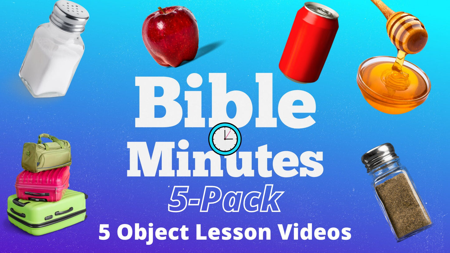 Bible Minutes Five Pack – WorshipHouse Kids