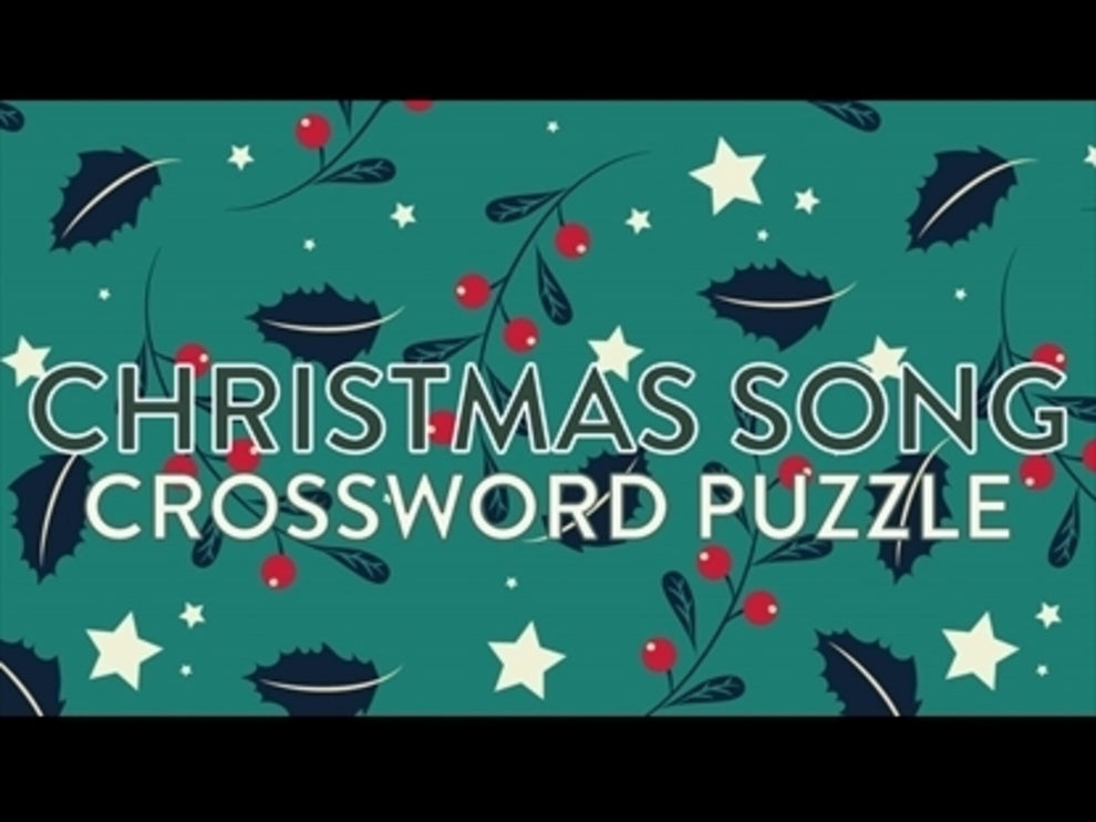 Christmas Song Crossword Puzzle | HM Media | Games | WorshipHouse Kids