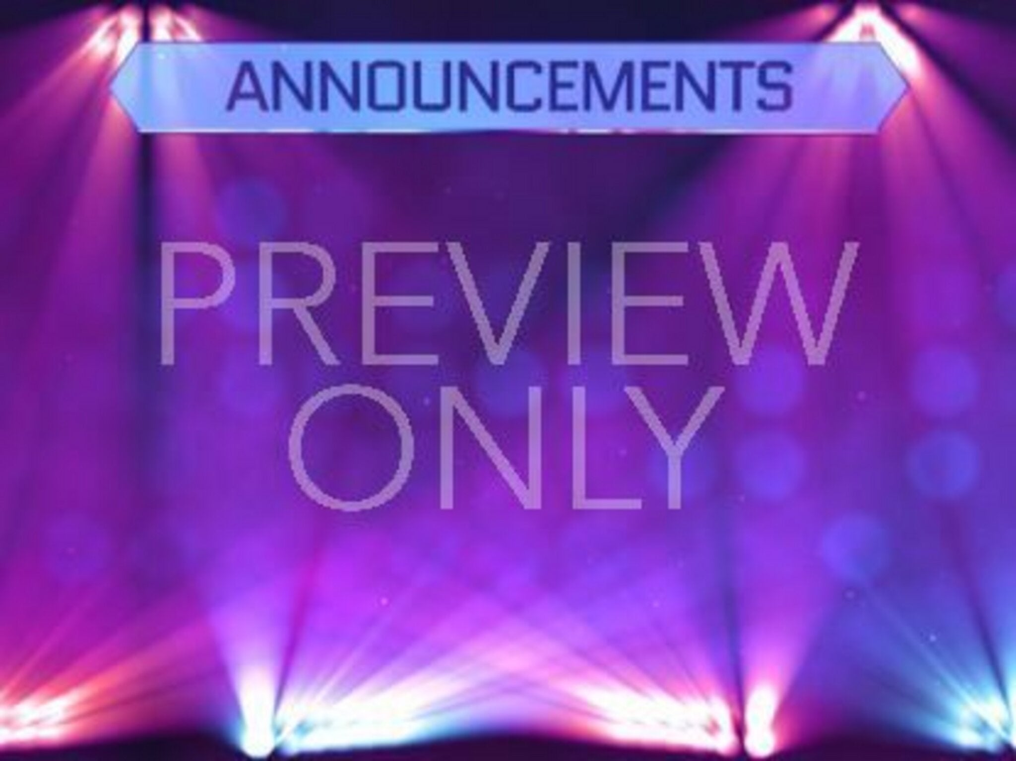 Stage Lights Announcements | Motion Worship | Still Backgrounds ...