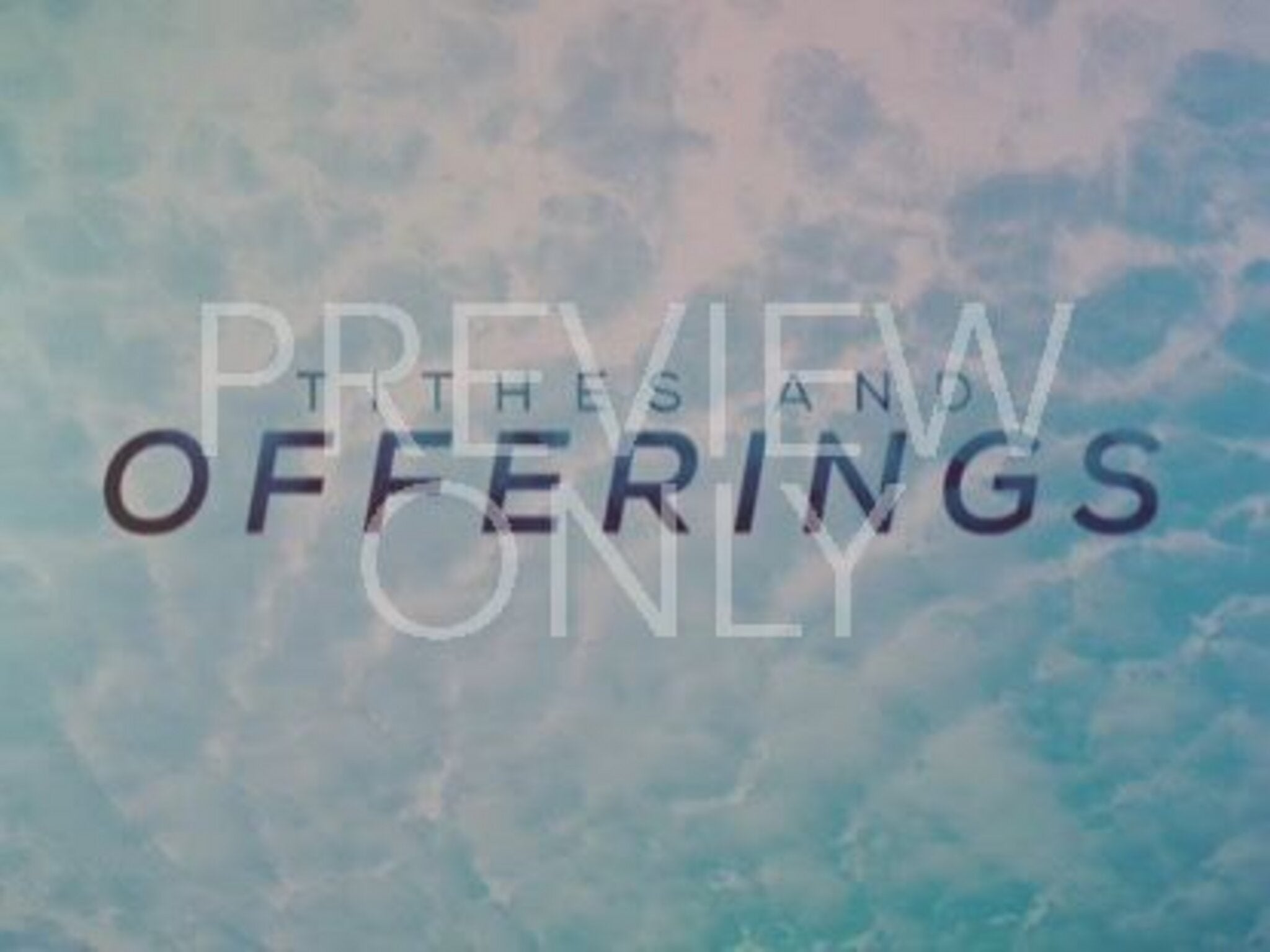 Colorful Spring Clouds Tithes | Centerline New Media | Still ...