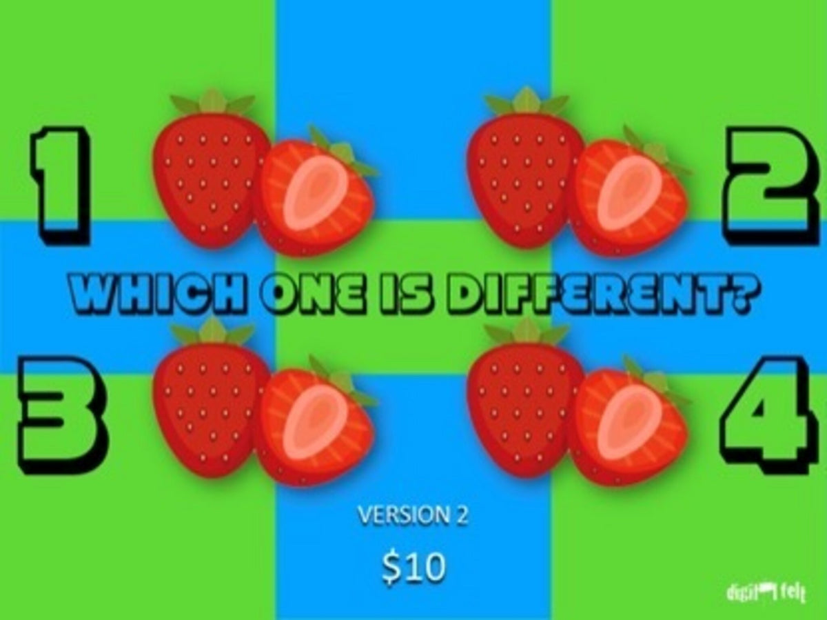 Which One Is Different Summer 2 | Digital Felt Productions | Games ...