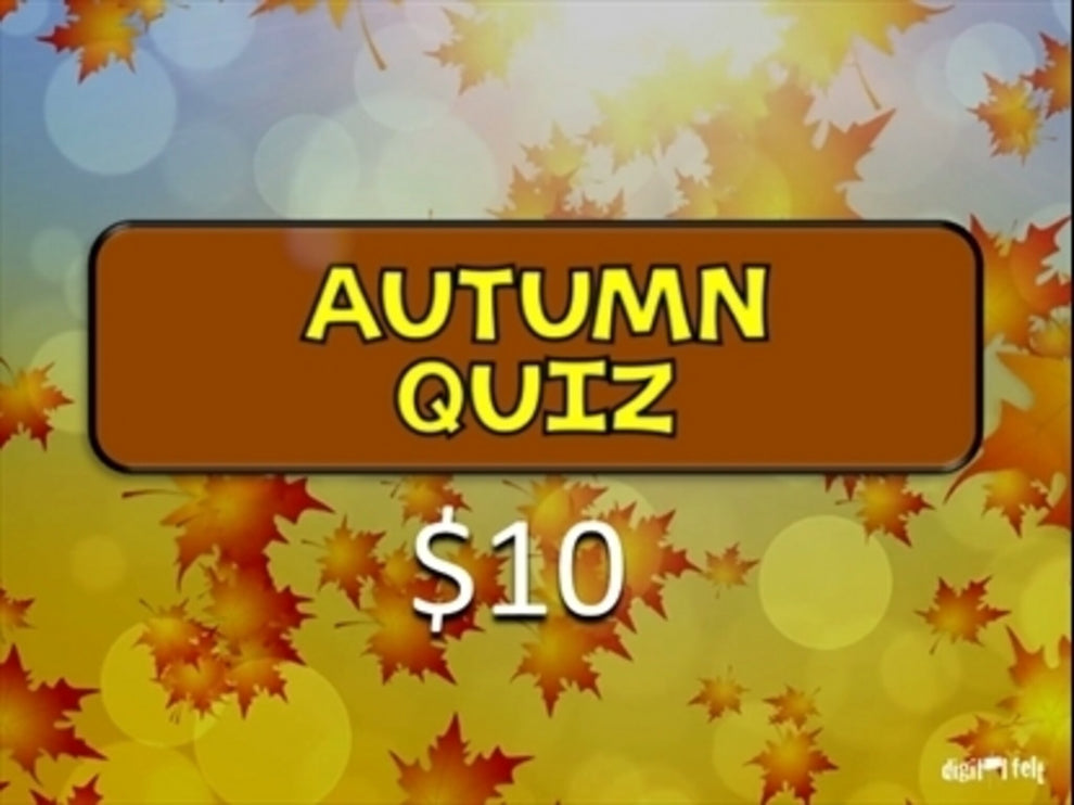 Autumn Quiz | Digital Felt Productions | Games | WorshipHouse Kids