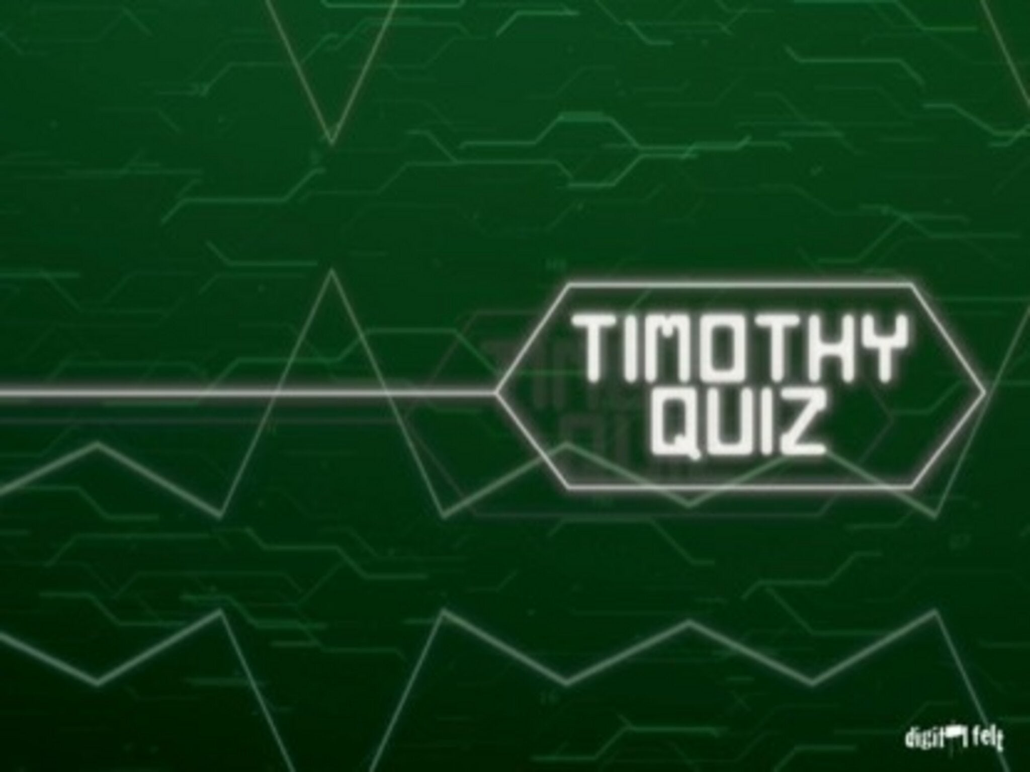 Bible Quiz - Timothy | Digital Felt Productions | Games | WorshipHouse Kids