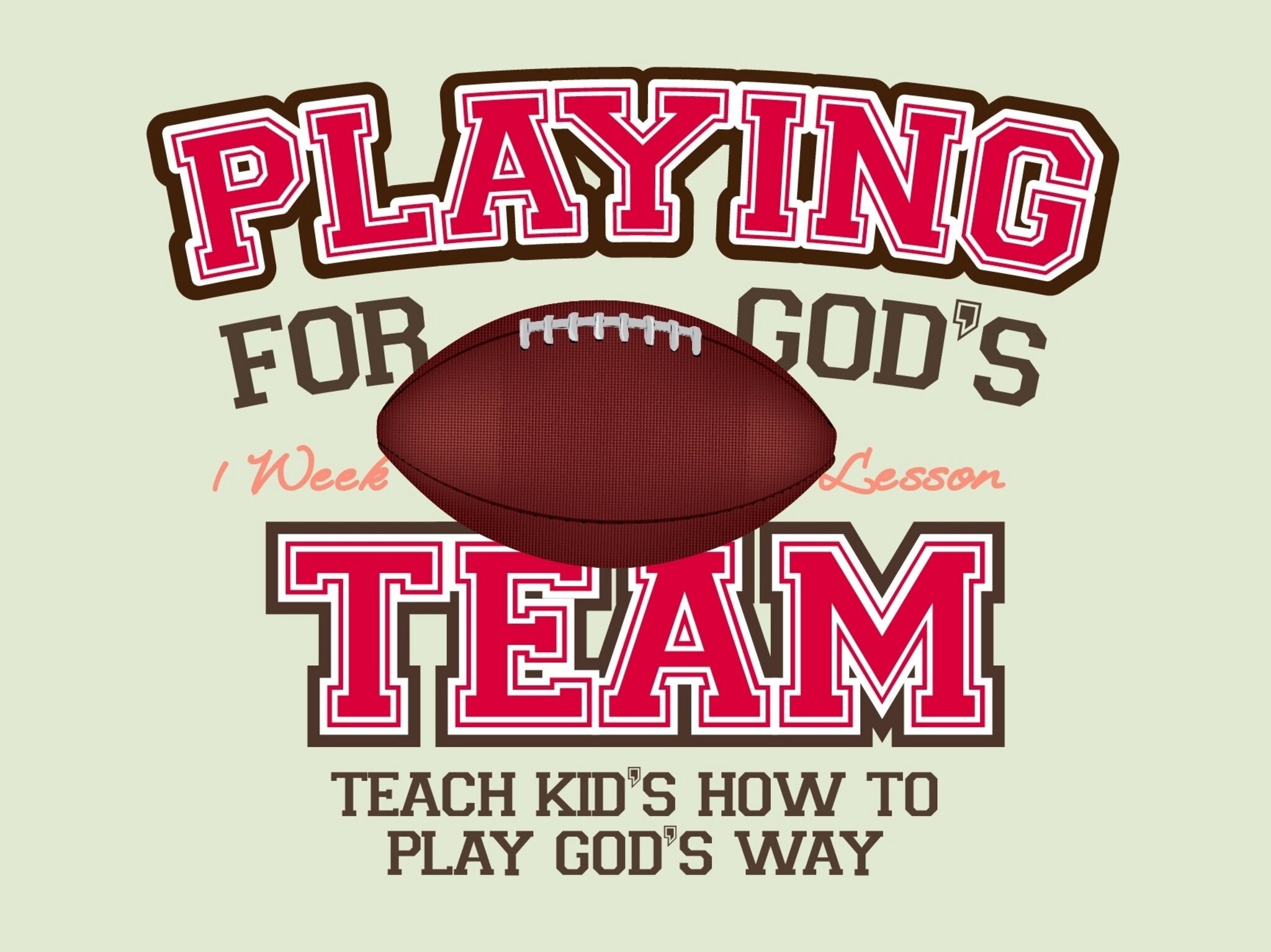 Playing For God's Team - The Big Game Lesson – WorshipHouse Kids