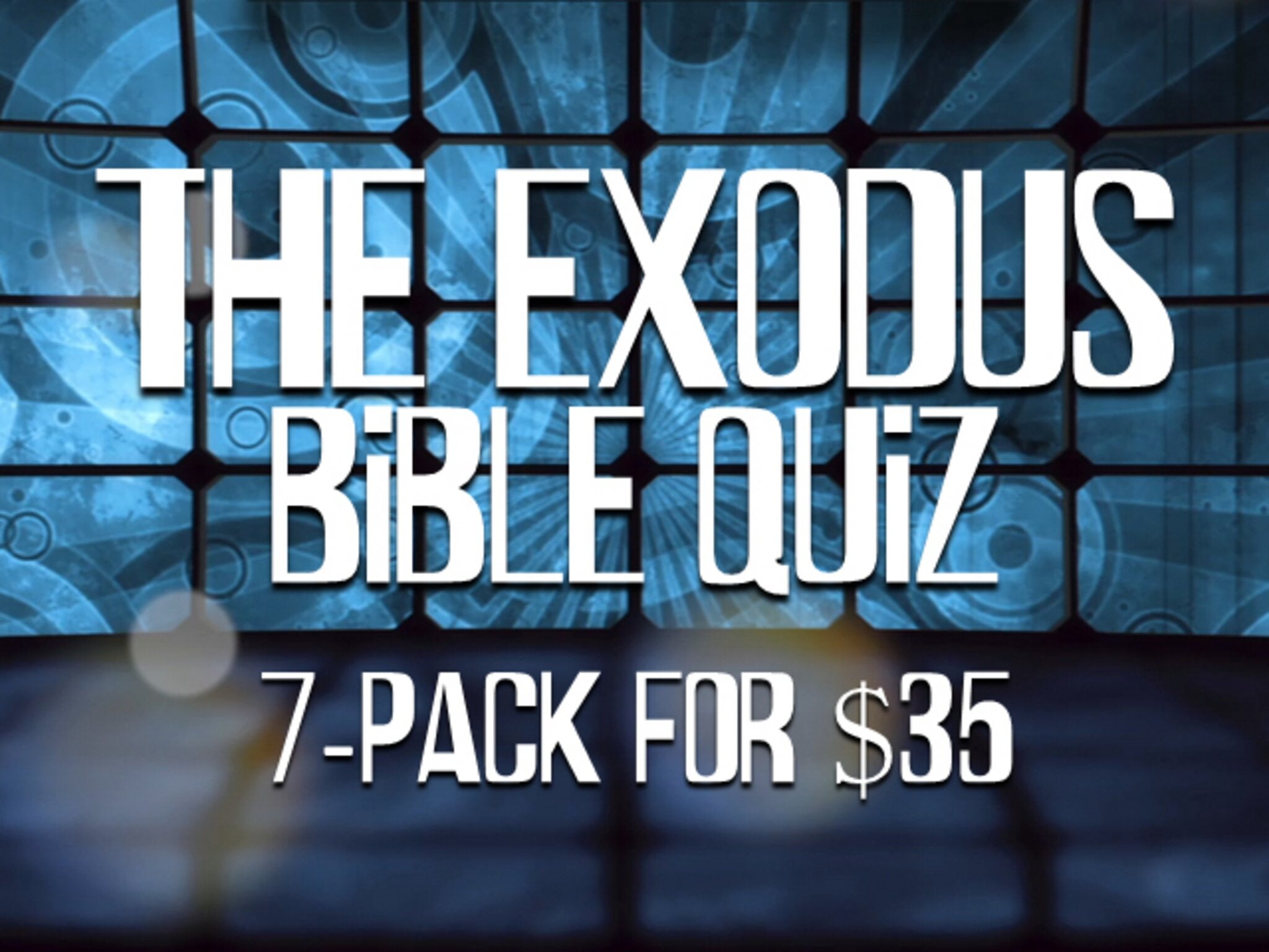 The Exodus Bible Quiz: 7 Pack | Digital Felt Productions | Games ...
