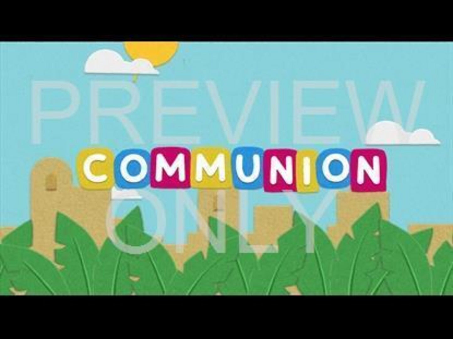 Palm Sunday Flannelgraph Communion | Shift Worship | WorshipHouse Kids