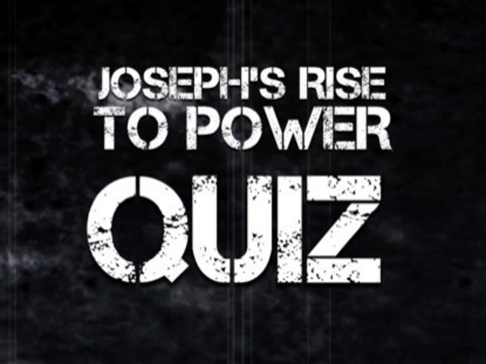 Bible Quiz: Joseph's Rise To Power | Digital Felt Productions | Games ...