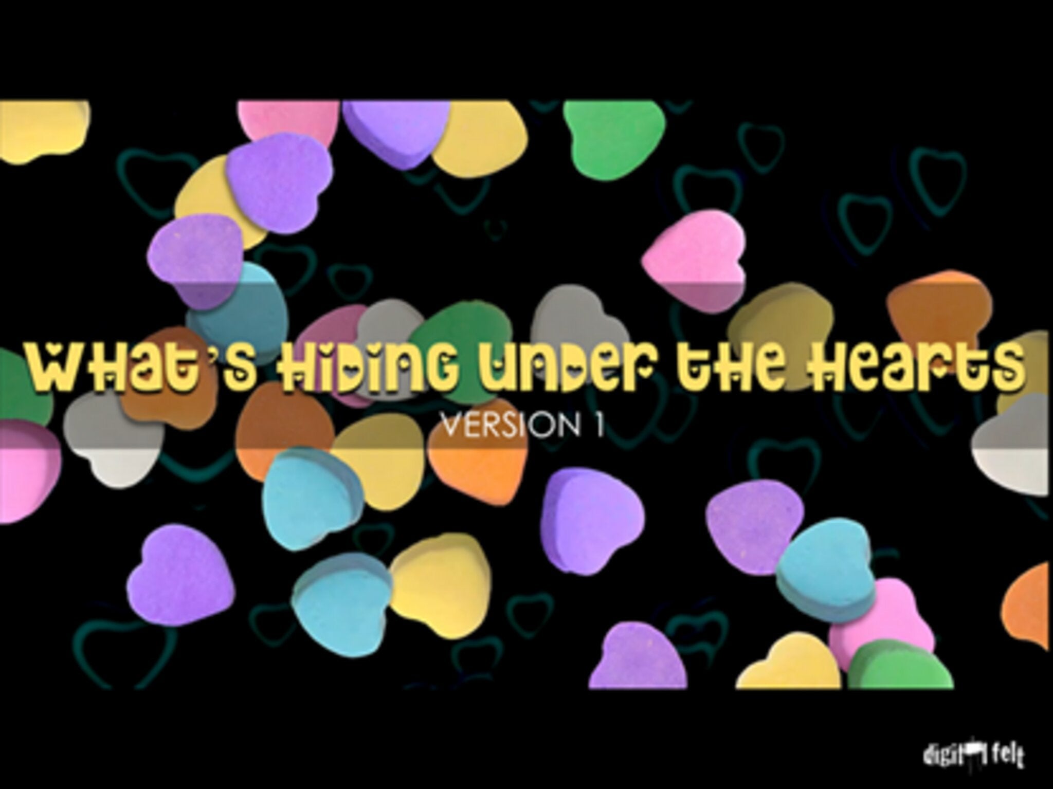What's Hiding Under The Hearts Version 1 | Digital Felt Productions ...