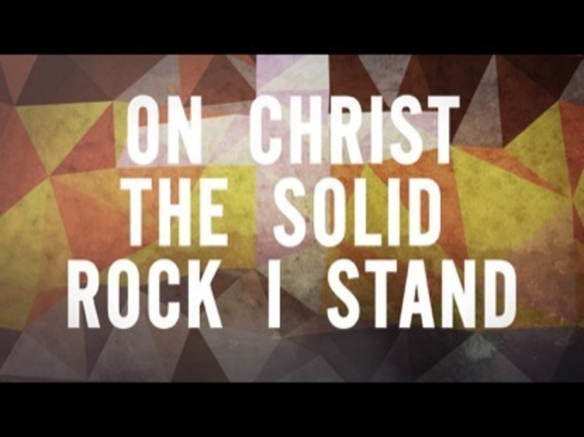 On Christ The Solid Rock | Big Big Worship | Song Tracks | WorshipHouse ...
