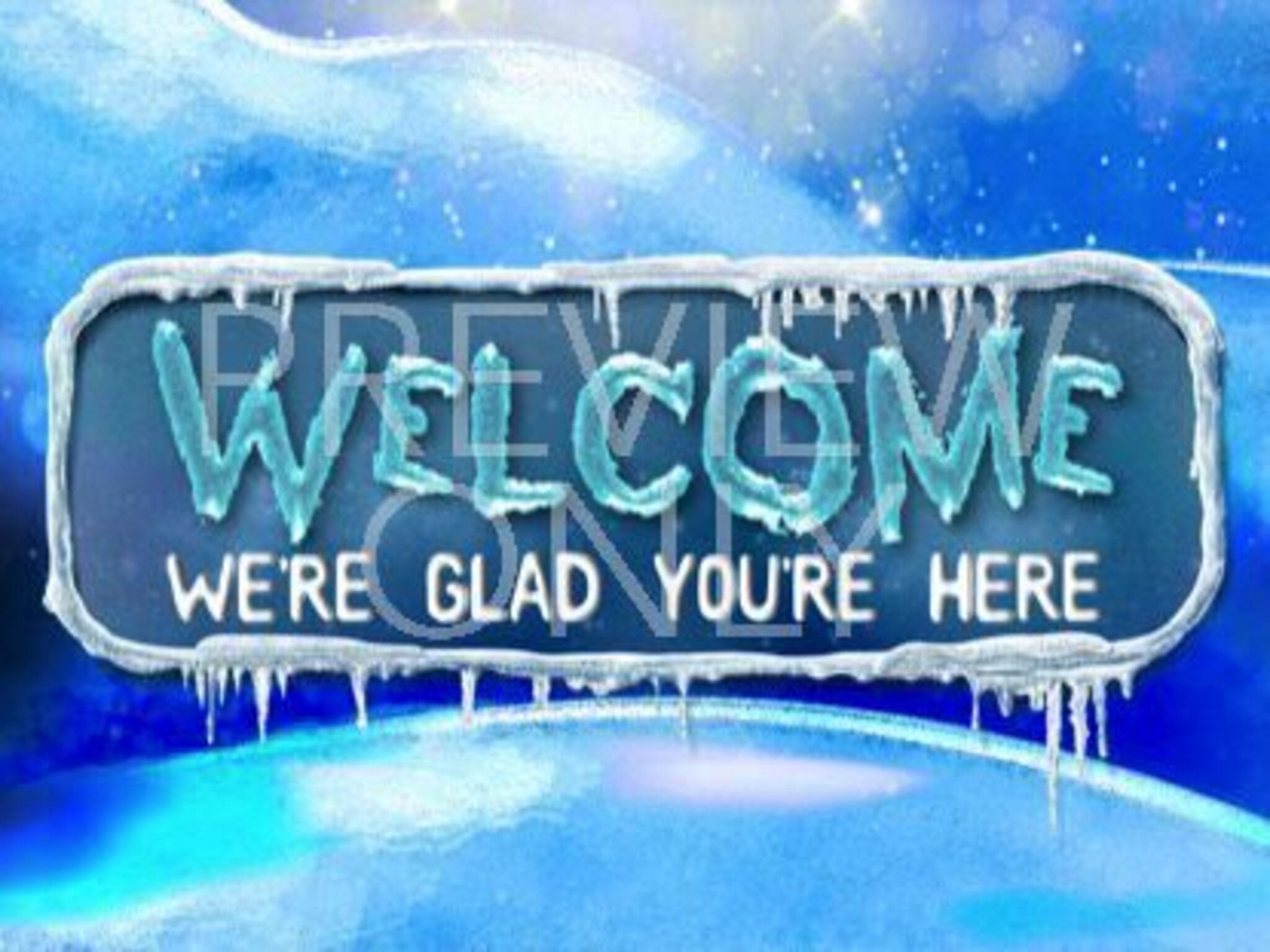 Polar Freeze Welcome Still | Playback Media | Still Backgrounds ...