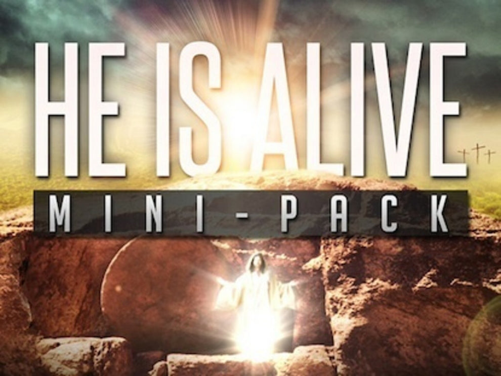 He Is Alive: Mini-Pack | Hyper Pixels Media | Motions | WorshipHouse Kids