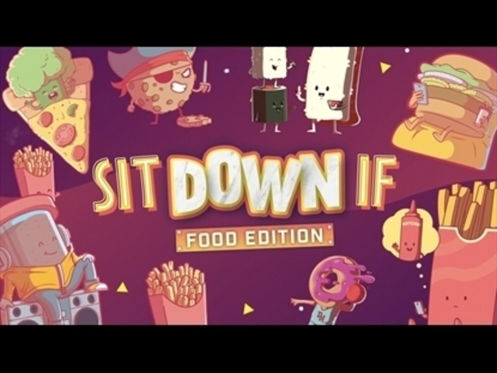 Sit Down If - Food Edition: Game | twelve:thirty media | Games ...
